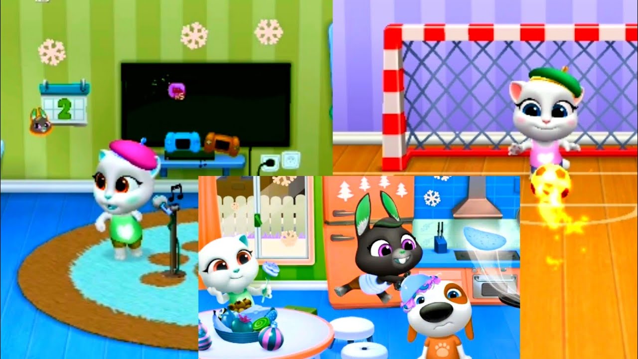 Tom friends gems //my tom friends cartoon// my talking tom friends game ...