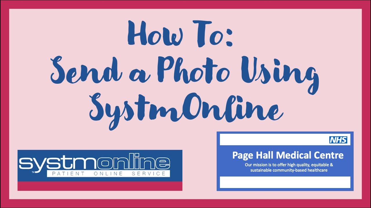 How to send a photo using the SystmOnline app - YouTube