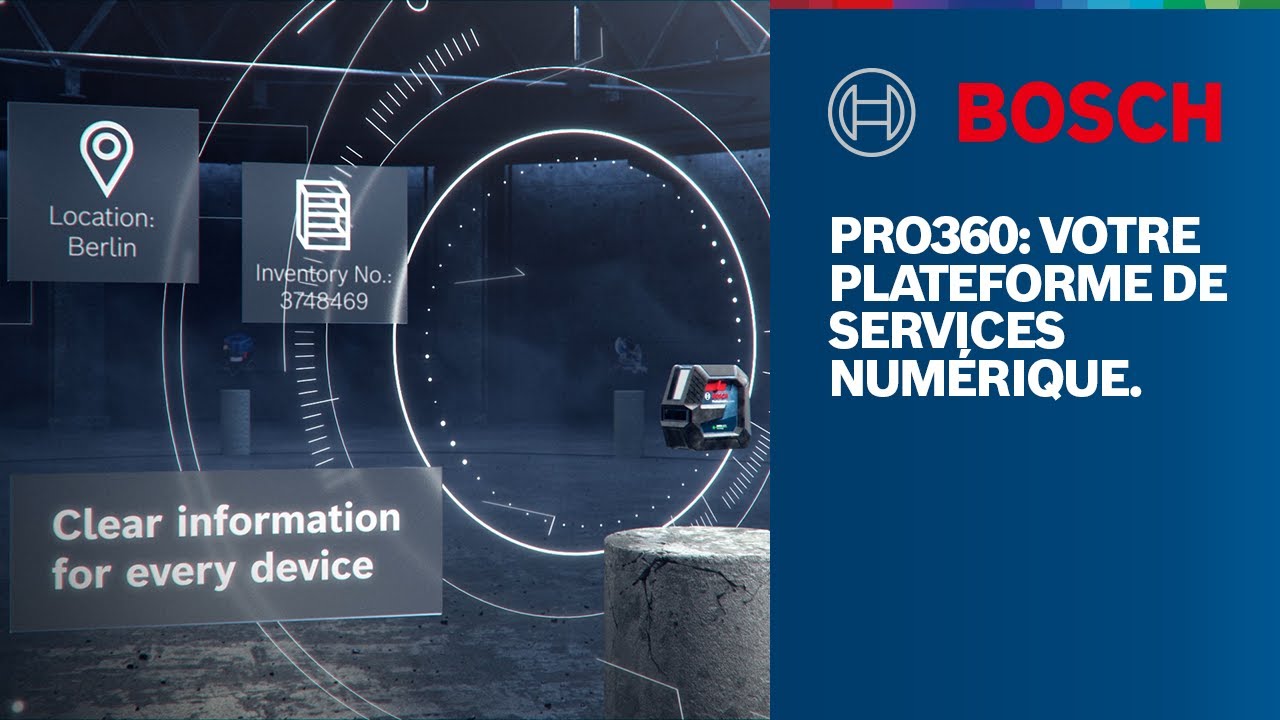 Bosch Professional PRO360 : Votre plateforme de services numérique - YouTube