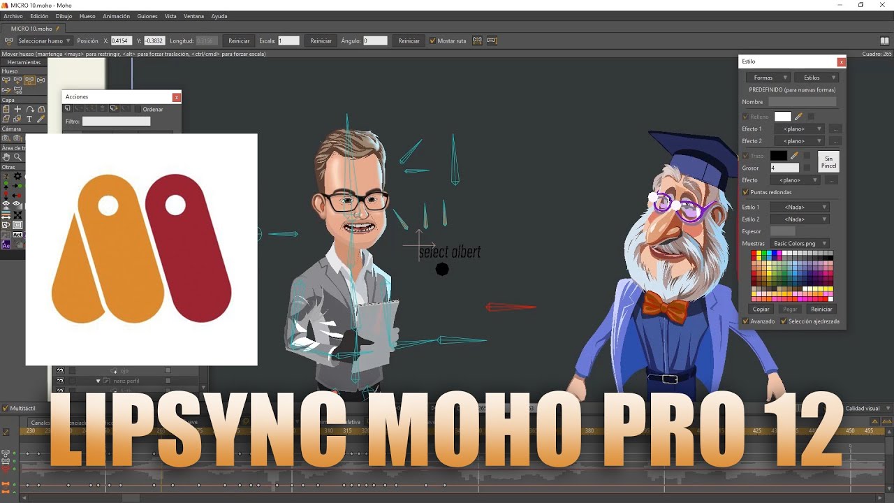 Tutorial de moho pro 12 realizando un lipsync de personajes - YouTube