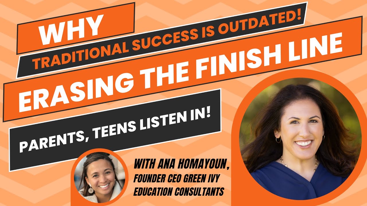 Ana Homayoun - Why Traditional Success Is Outdated: ERASING THE FINISH ...