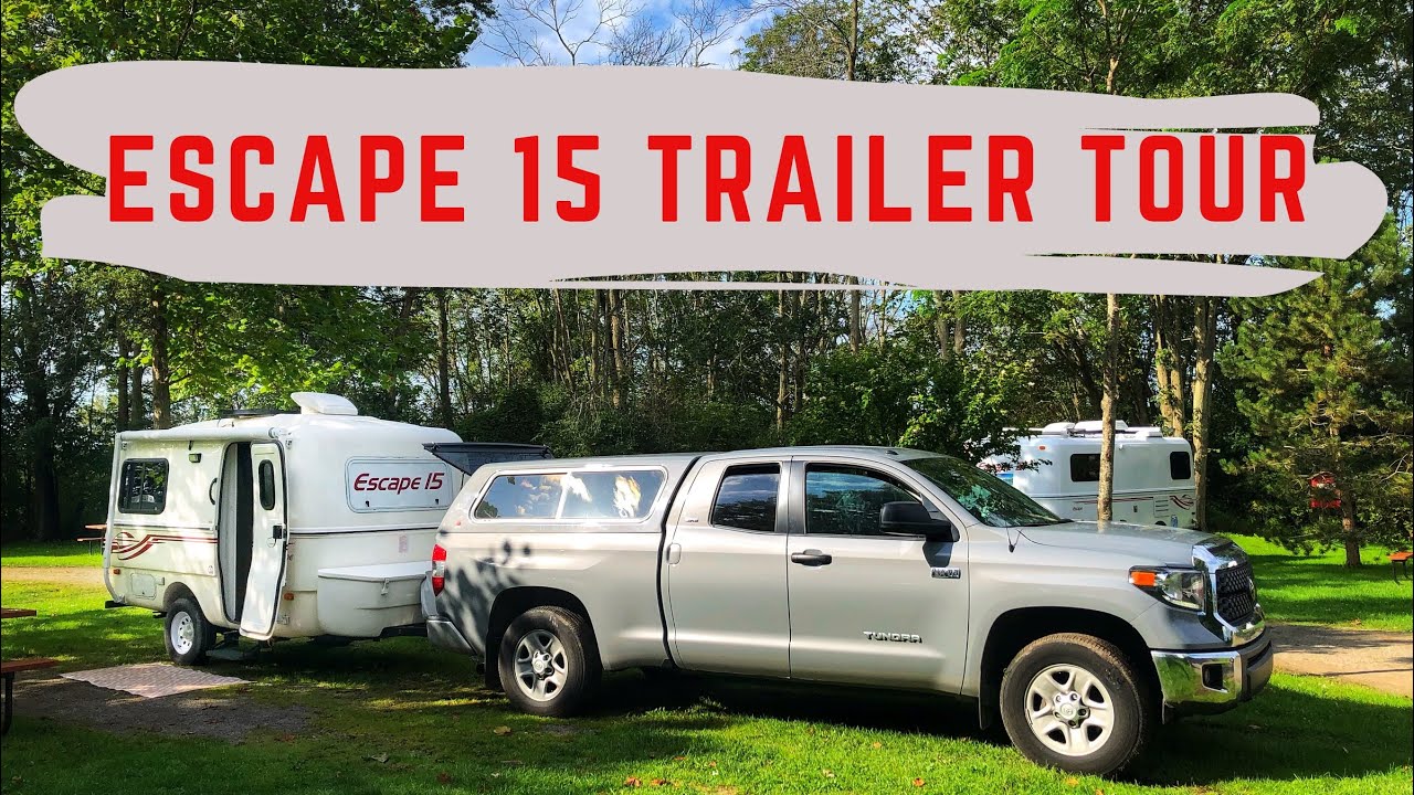 Rare Escape 15' Travel Trailer Tour - YouTube