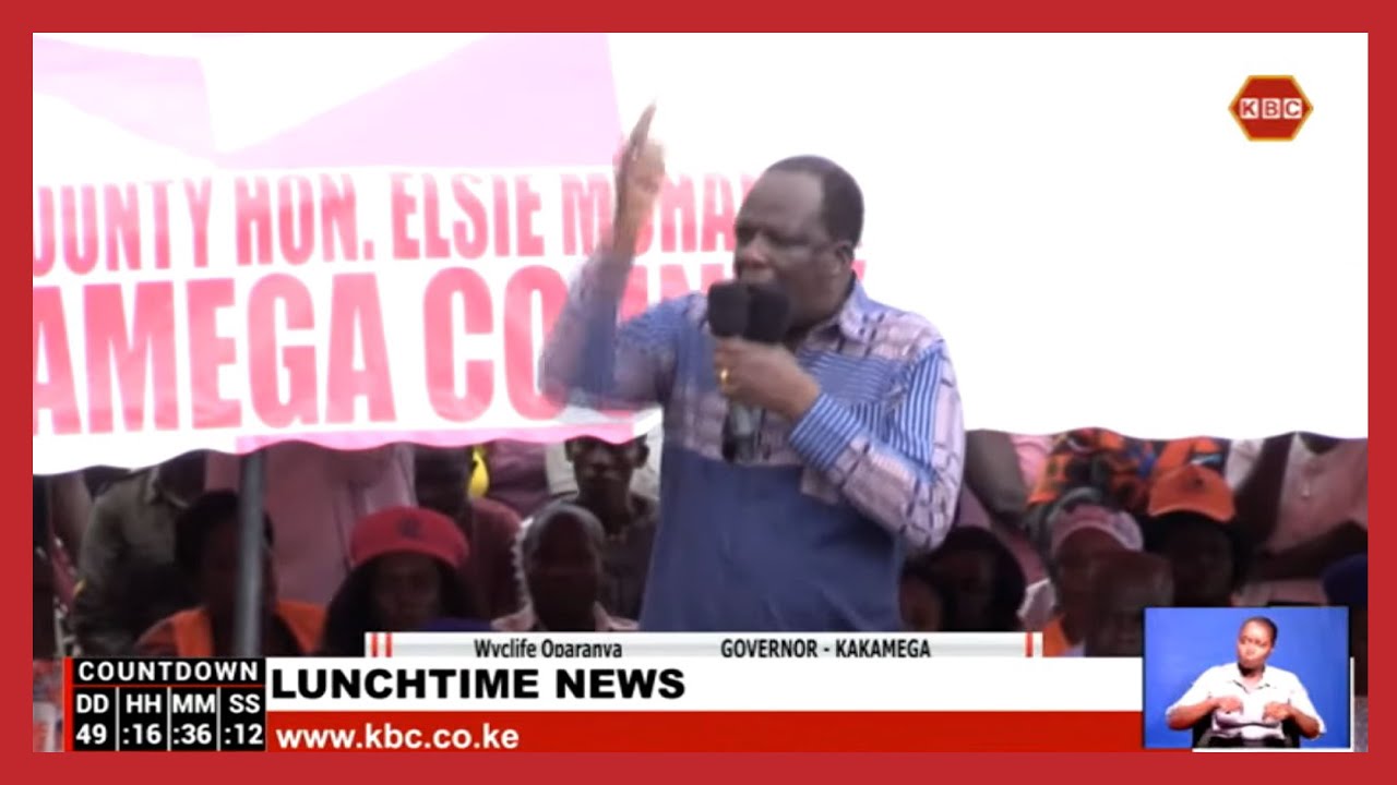 Oparanya launches Azimio campaigns in Western region - YouTube