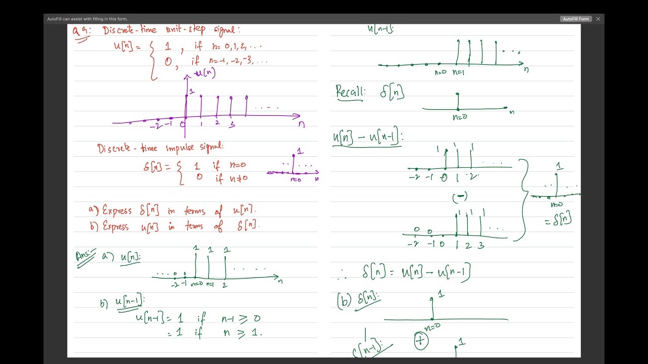 TA Session 01 - Basics of Signals, Classification of signals, and basic properties - YouTube