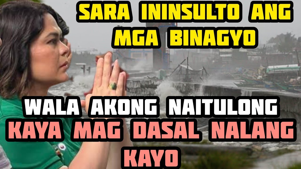 BAGYONG UWAN - NASA THE HAGUE AKO. KAYA MAG DASAL NALANG KAYO - SARA ...