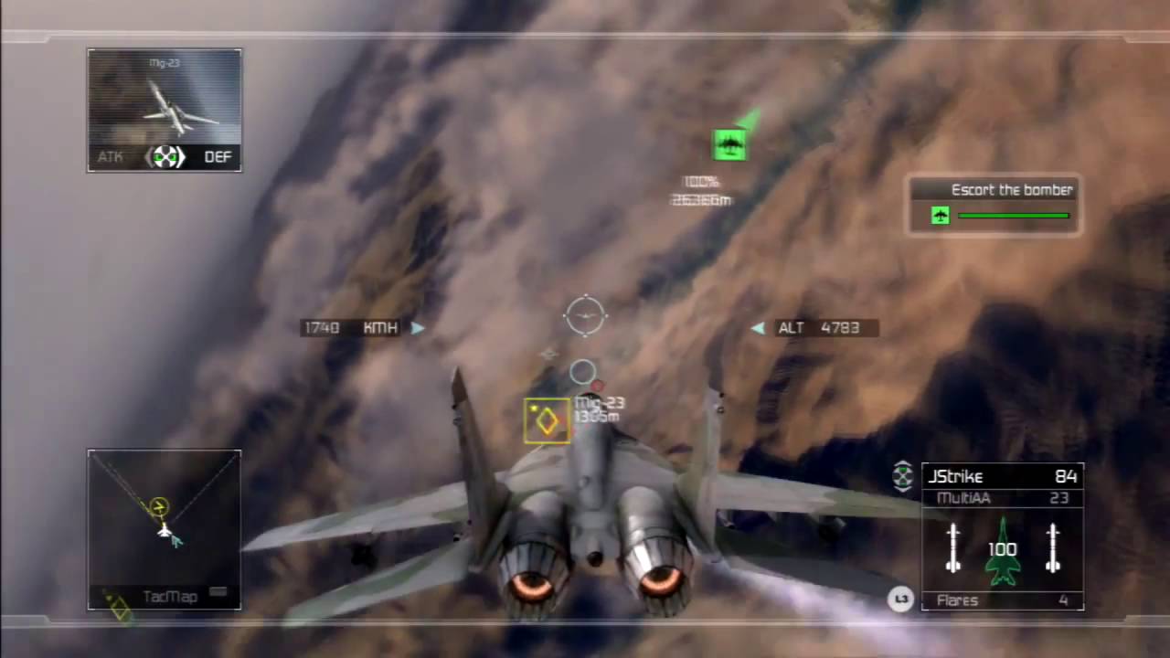 Tom Clancy's H.A.W.X. | Mission 4 | Operation Blacklight - YouTube