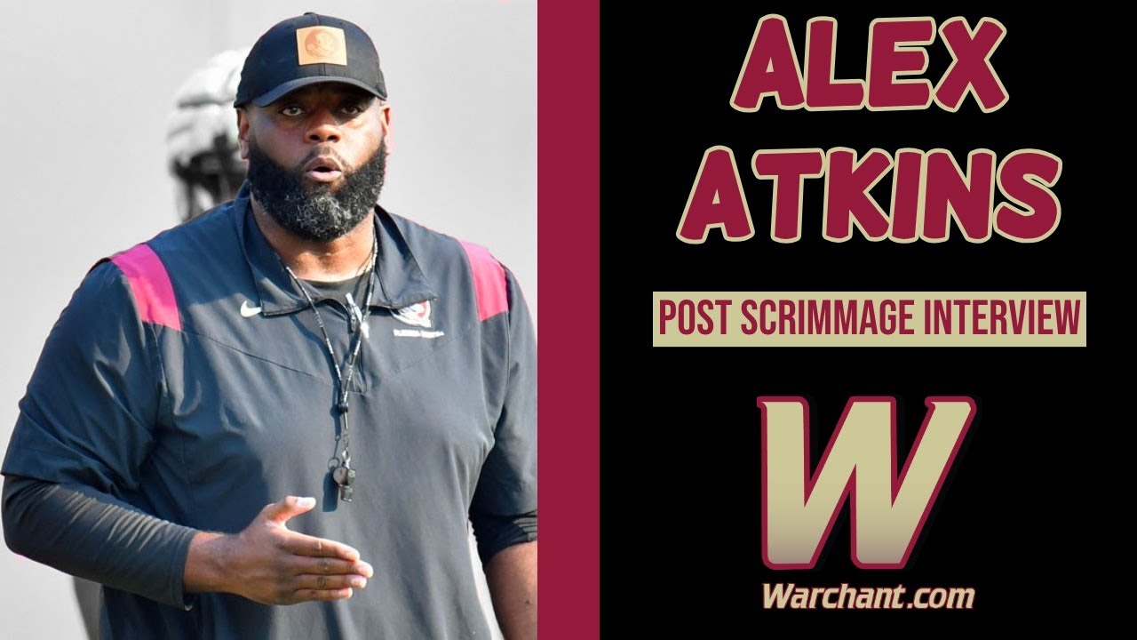 FSU Offensive Coordinator Alex Atkins Post Scrimmage Interview | FSU ...