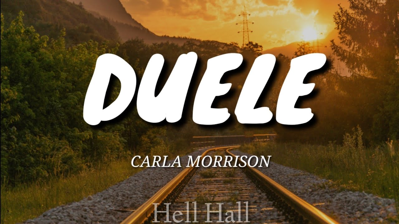Duele - Carla Morrison | Letra (Lyrics) - YouTube
