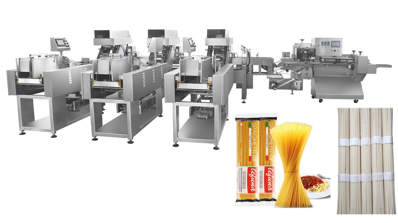 Stick Pasta Dry Noodle Spaghetti Horizontal Flow Pack Automatic Packing ...