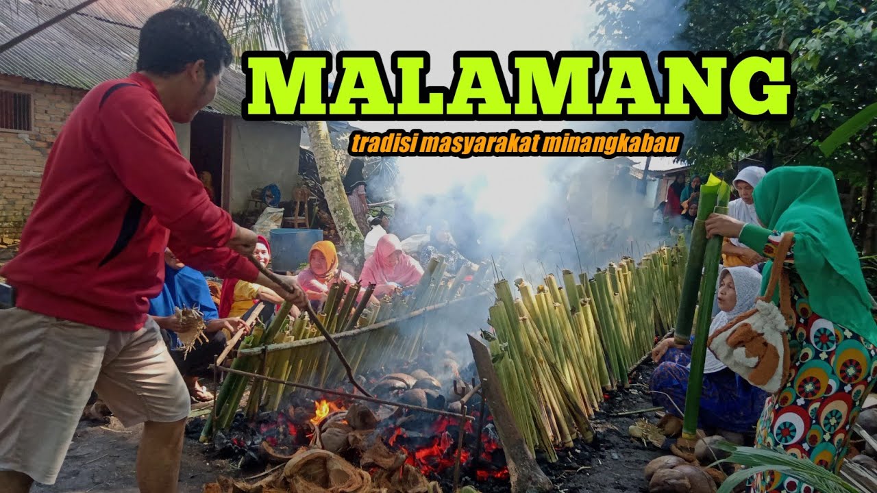 TRADISI MALAMANG || Menghitung 100 hari || Sekali bakar hampir 1000 ...