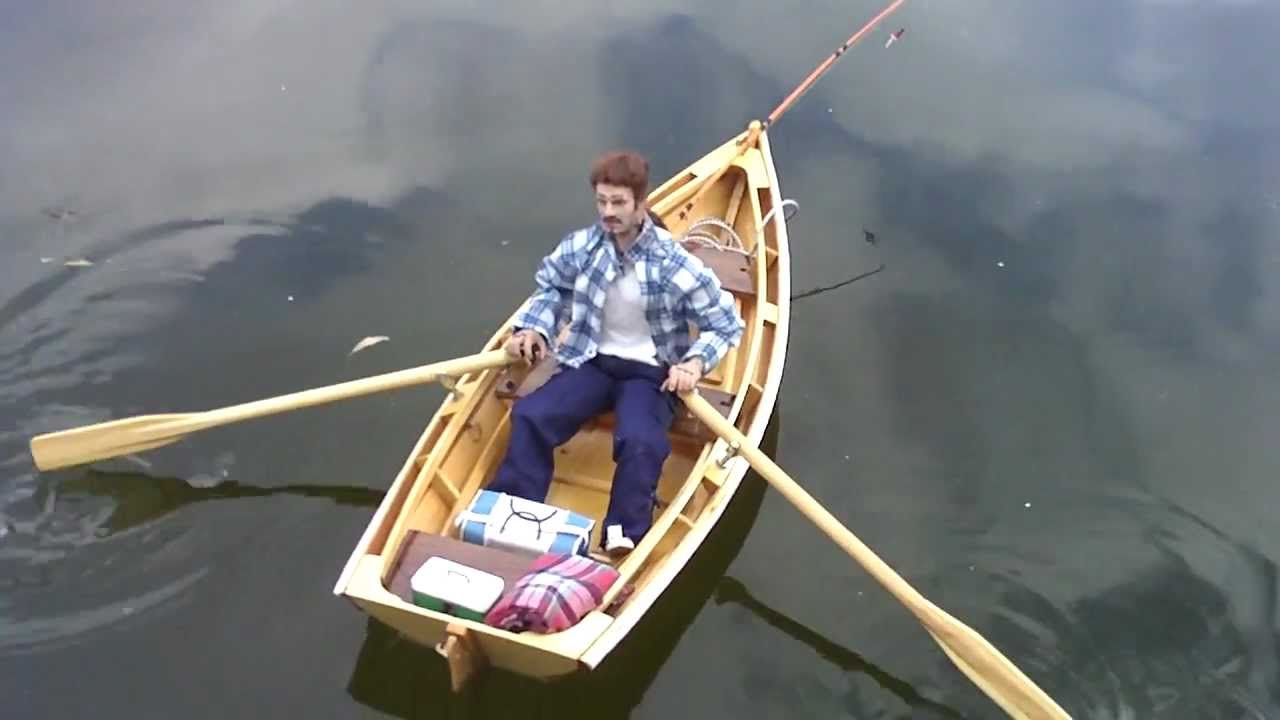 Radio Controlled rowboat part 2 - YouTube