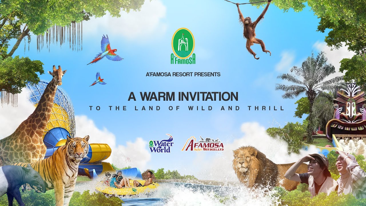 A'Famosa Resort - The Land of Wild & Thrill - YouTube