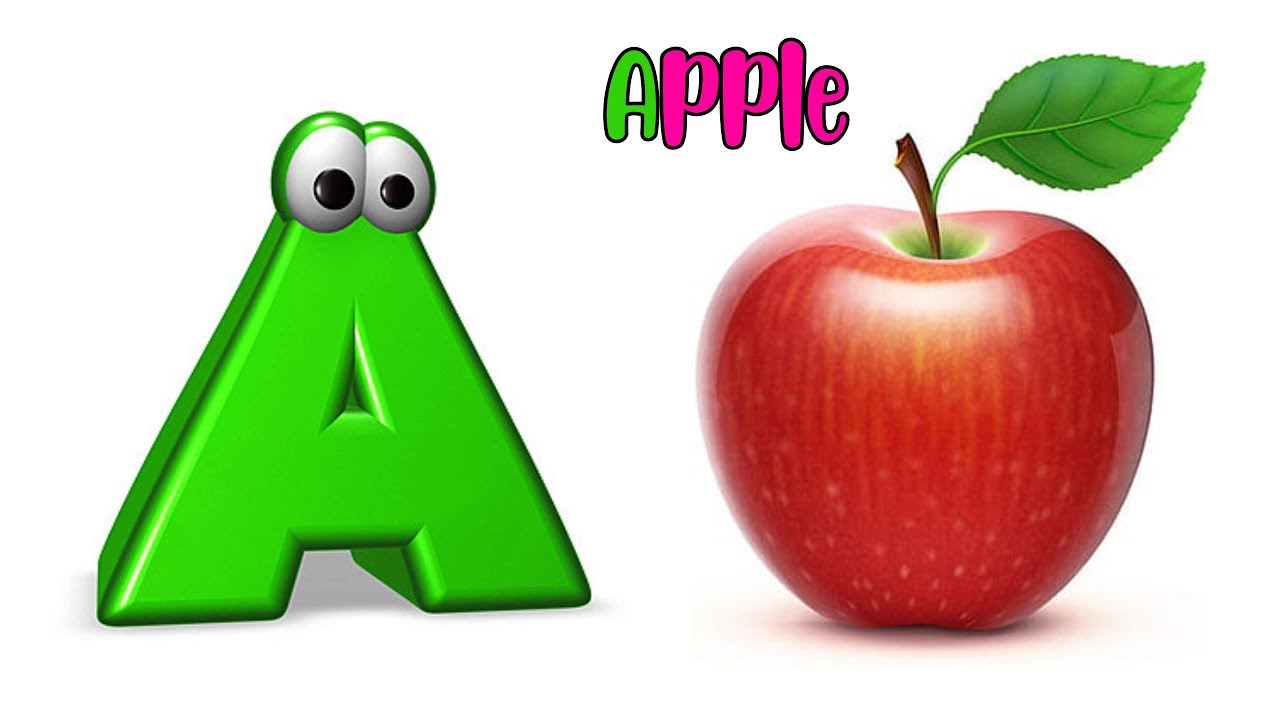 Learn The ABC Phonic Song with APPLE as Your First Lesson-ABC Songs ...