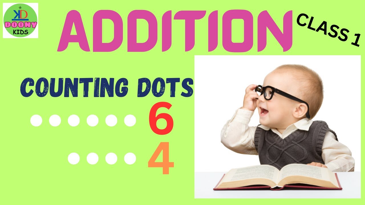 Addition By Counting Dots|| Class1 Math||Kindergarten||#Doony Kids - YouTube