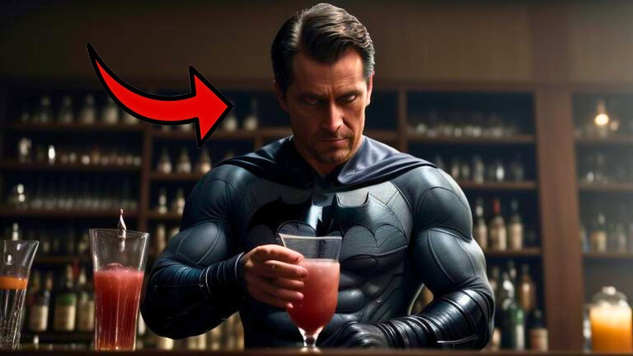 I Ask AI To Create A Batman As A Barman Bartender, Making A Drink ...
