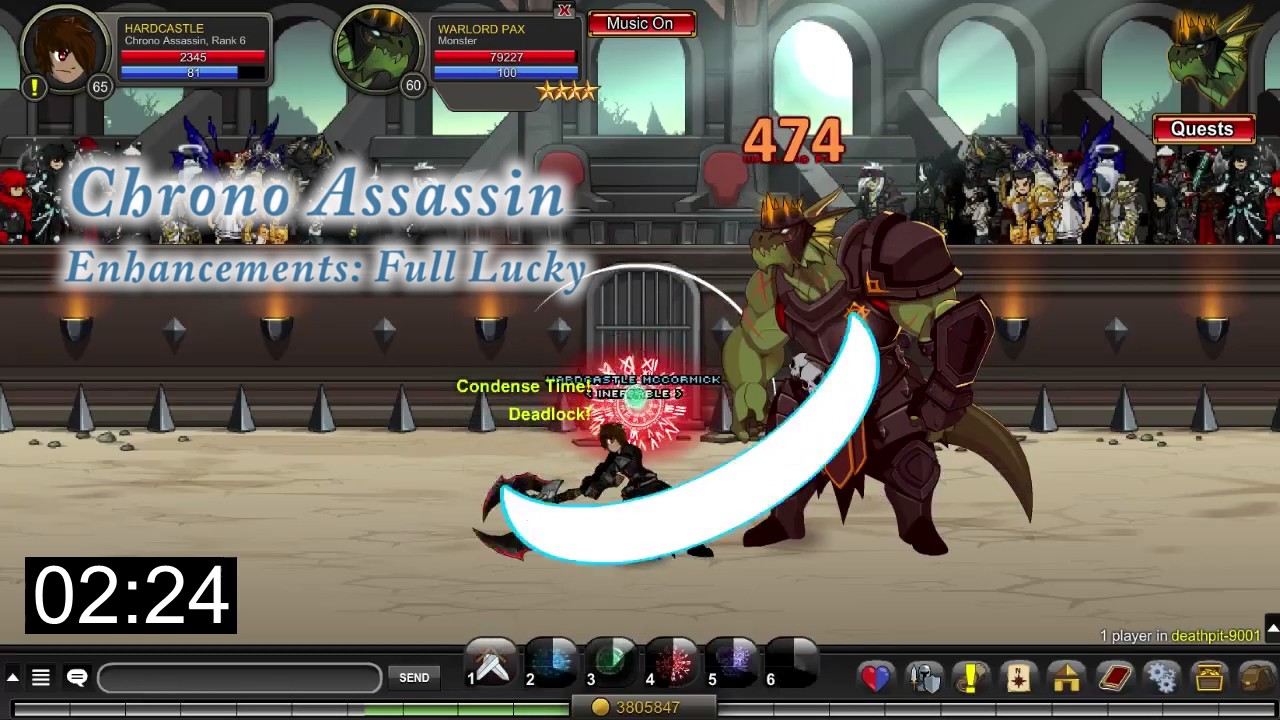 AQW - Glacial Berserker and Chrono Assassin (REAL TIME) - YouTube
