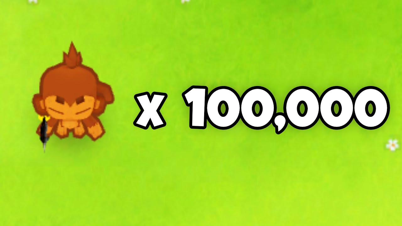 Placing 100,000 Dart Monkeys? - YouTube