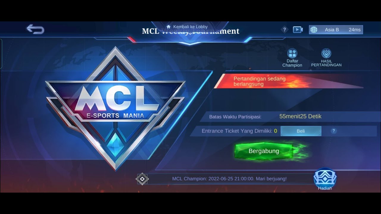 KALI INI KITA BAWA PULANG PIALA MCL!! - MOBILE LEGENDS - YouTube