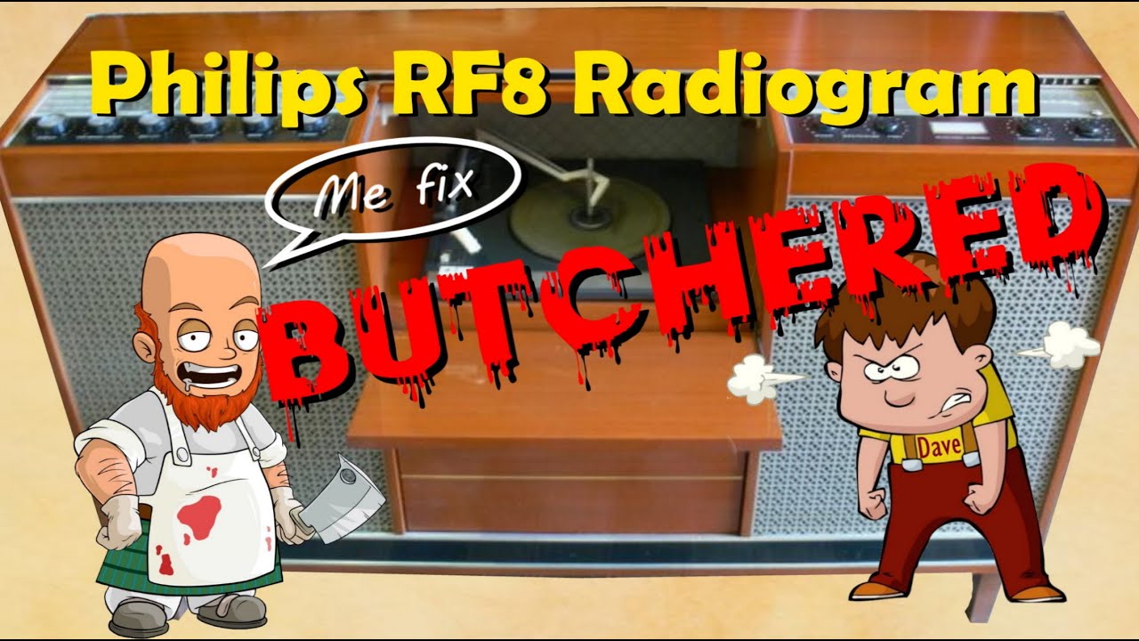 Philips RF8 Radiogram Two Chassis Restore - 1965 - YouTube