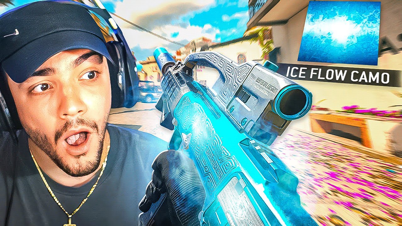 the NEW REACTIVE CAMO UNLOCKED in MW2, but... (Ice Flow) - YouTube