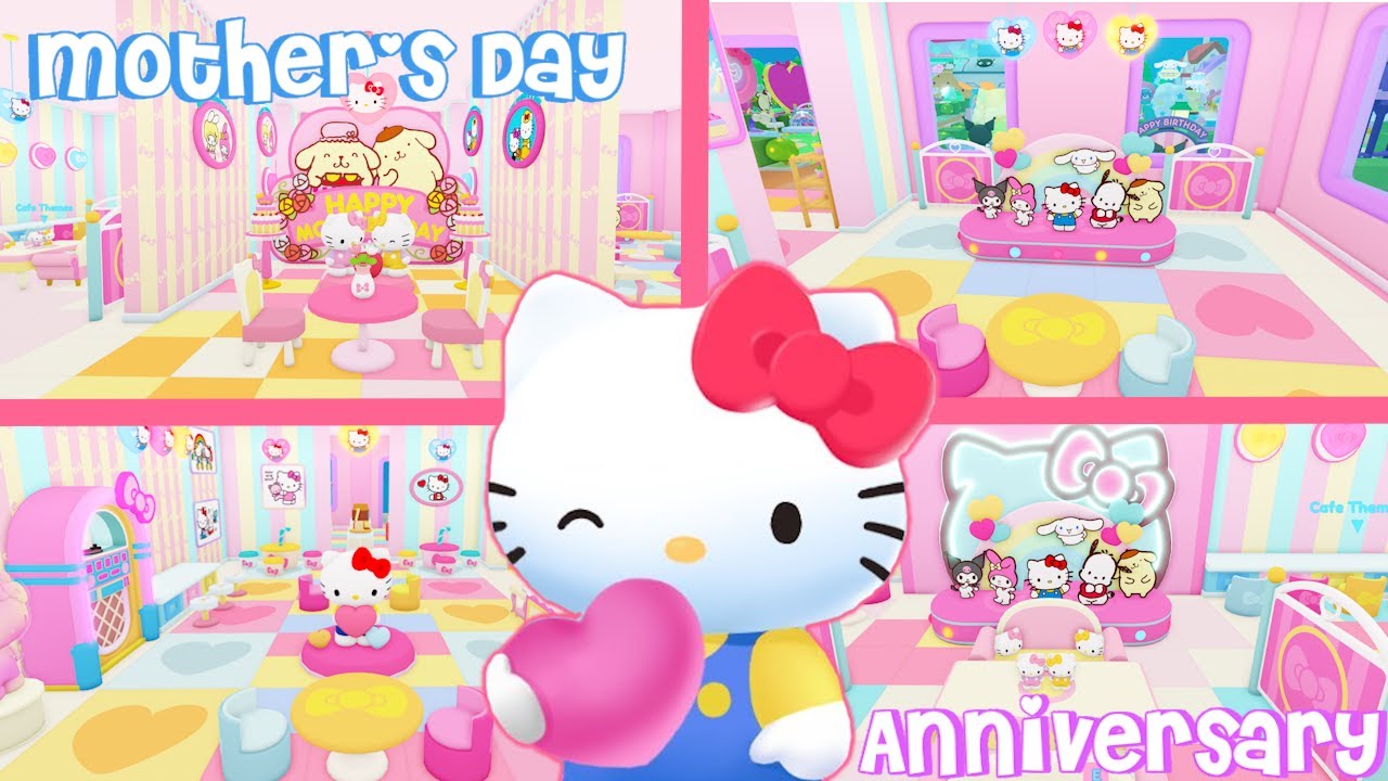 Anniversary & Mother's Day Floor Speedbuild | Roblox My Hello Kitty ...