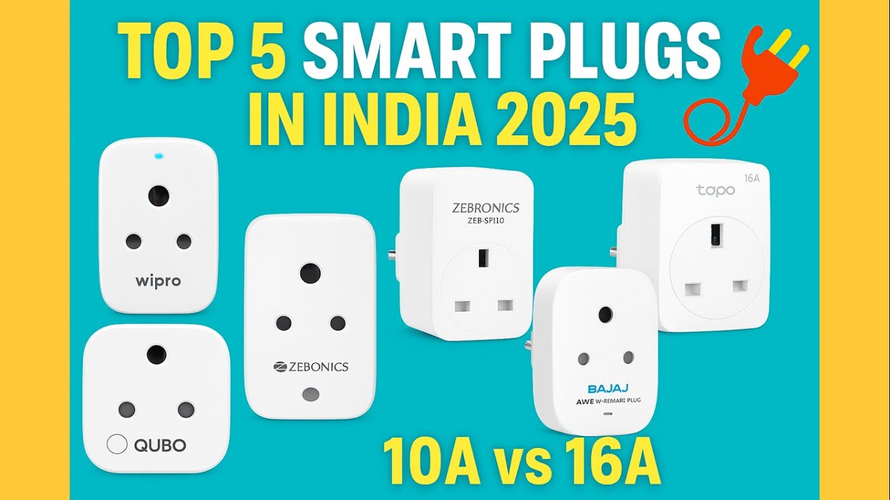 Top 5 Best Smart Plugs in India 2025 🔌 Alexa & Google Compatible | 10A ...