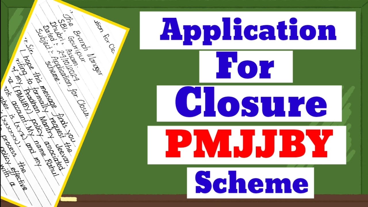 Application for Closure PMJJBY Scheme | Pradhan Mantri Jeevan Jyoti ...