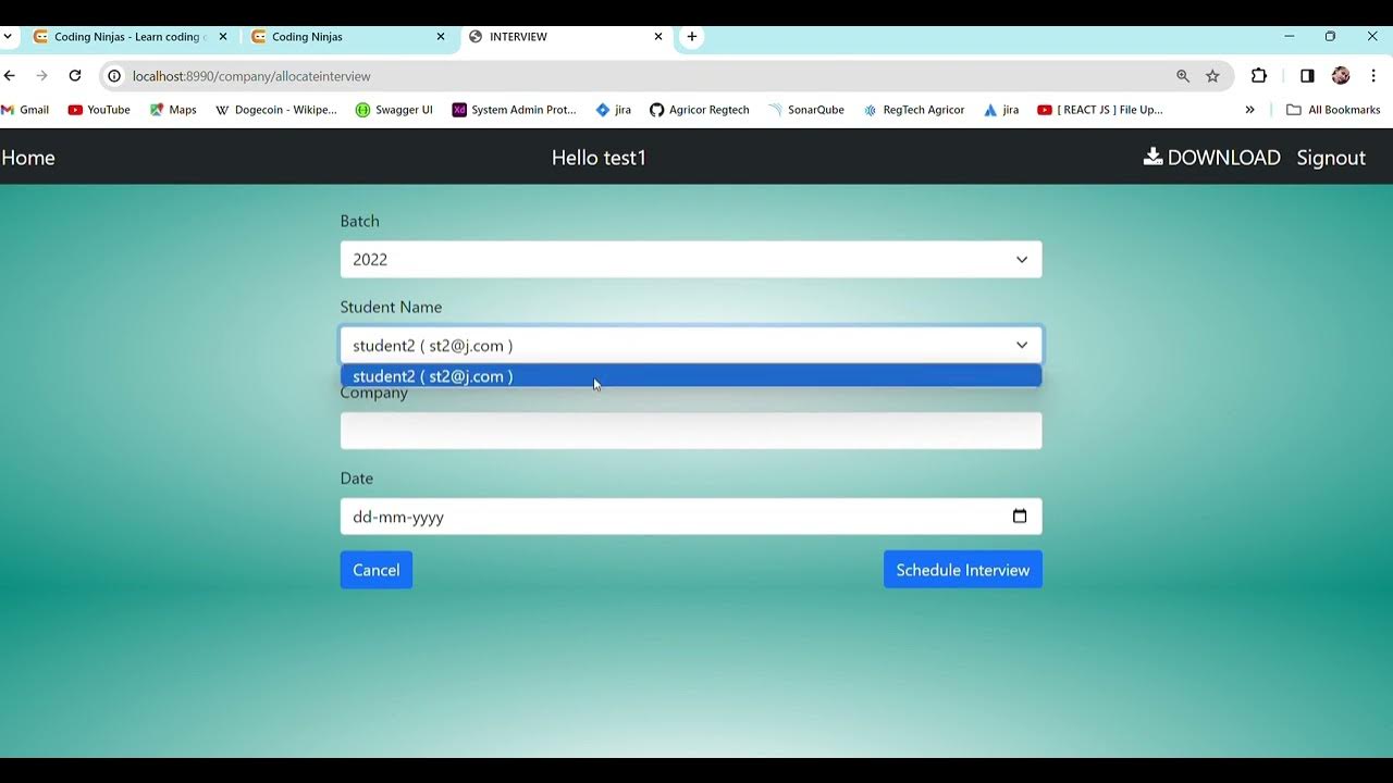placement cell app - YouTube