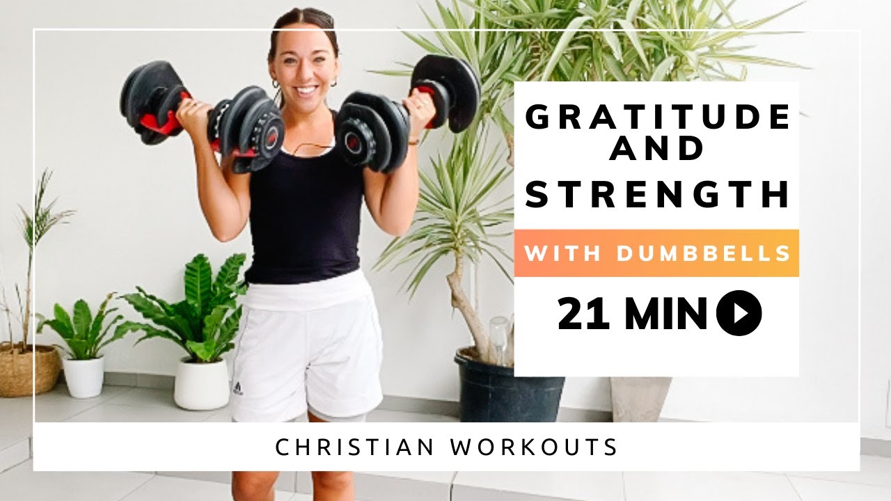 Grit and Gratitude: Dumbbell Strength Workout - YouTube