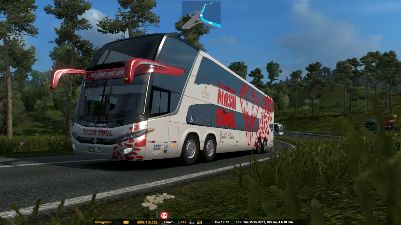 MASH COOL BUS TRIP B4D G7 1800 DD MB - YouTube
