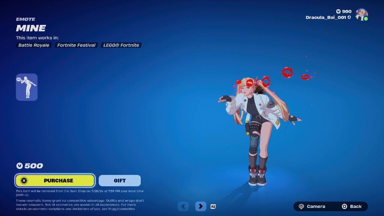Mine Emote Dance On Fortnite - YouTube