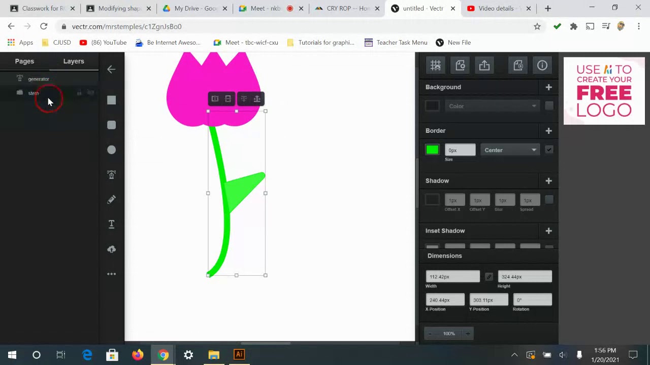 Lesson 2 assignment in vectr - YouTube