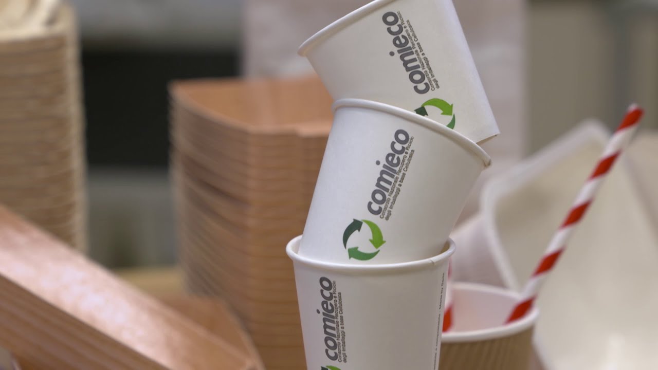 Video aziendale Comieco test laboratorio riciclo carta e cartone # ...