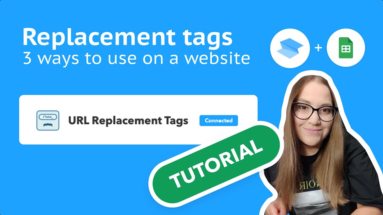 How to use Replacement Tags - YouTube