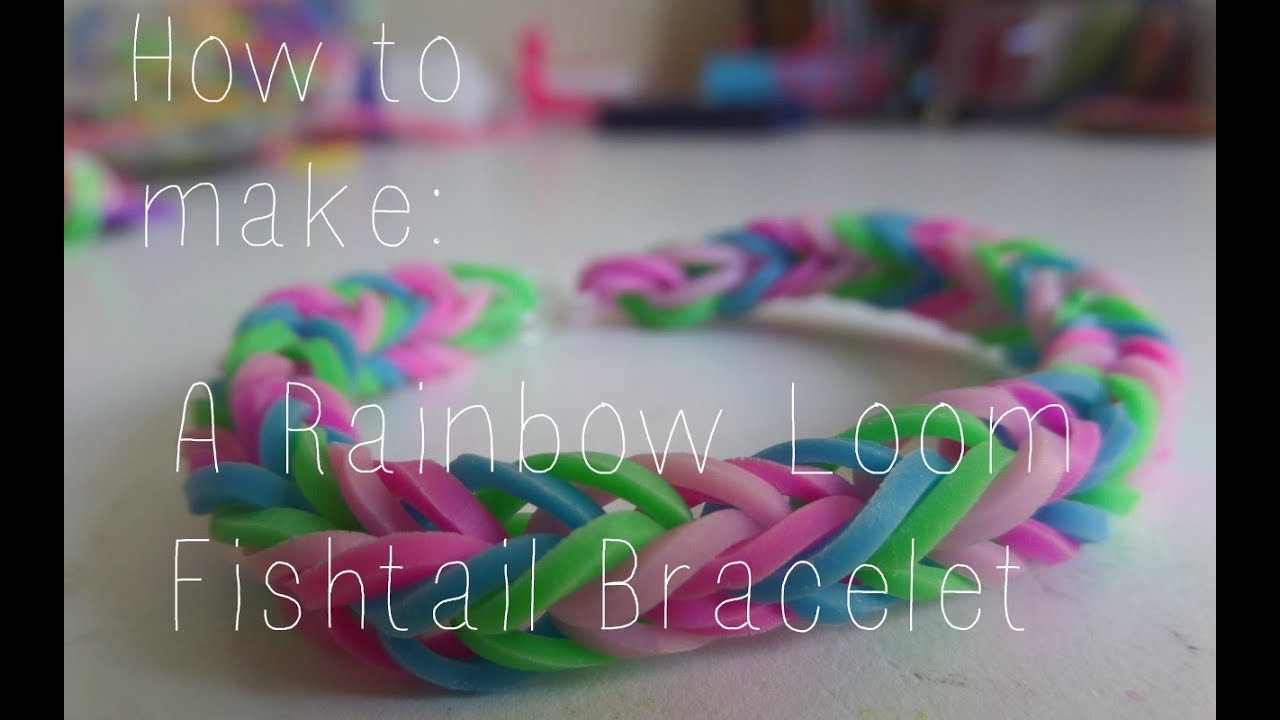 Loom Band Fishtail Tutorial - YouTube