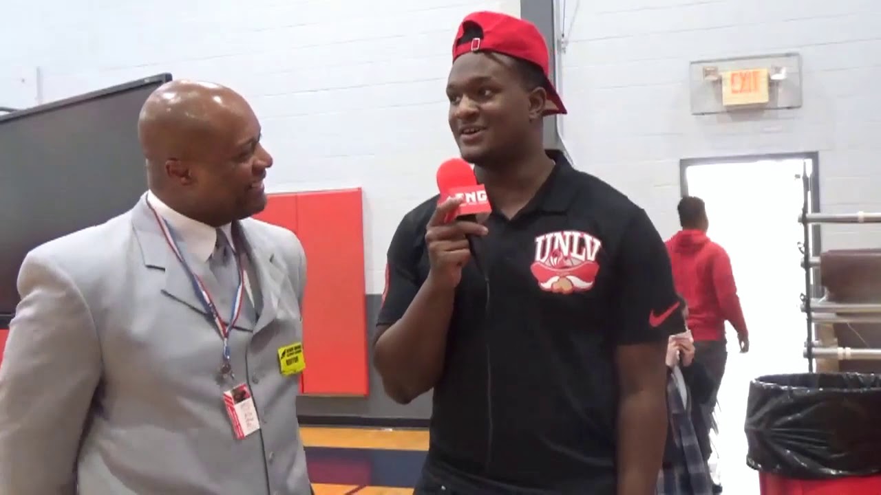 Bishop Dunne OLB Brennon Scott Signs with UNLV - YouTube