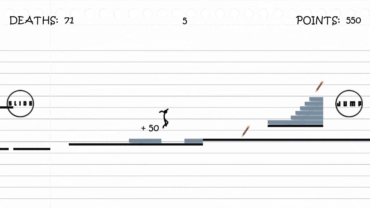 Paper StickMan - a challenging level - YouTube