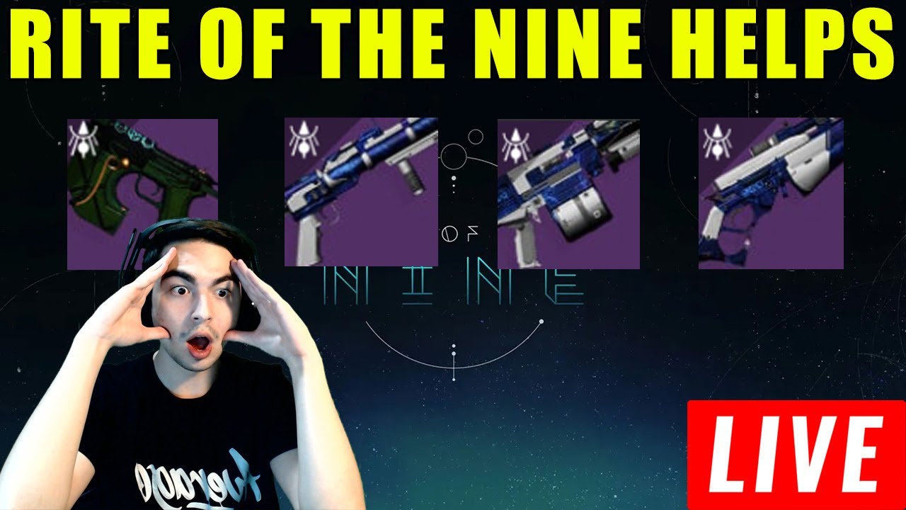 LIVE! DESTINY 2 RITE OF THE NINE HELPS! HEAVY METAL EVENT RELEASE ...