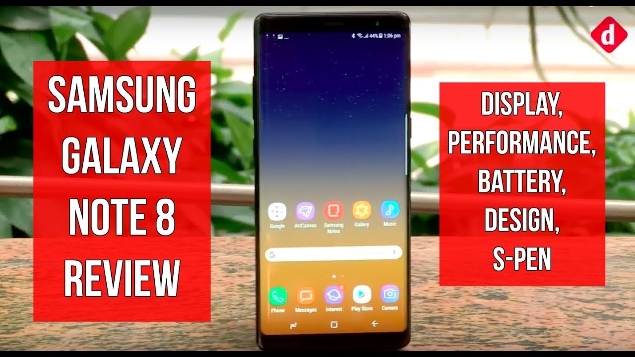 Samsung Galaxy Note 8 Review - Display, Design, Performance, Battery ...