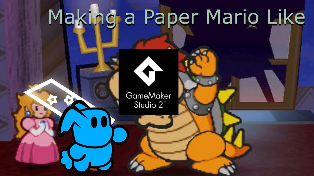 Developing Paper Mario Inspired Game in GameMaker - YouTube