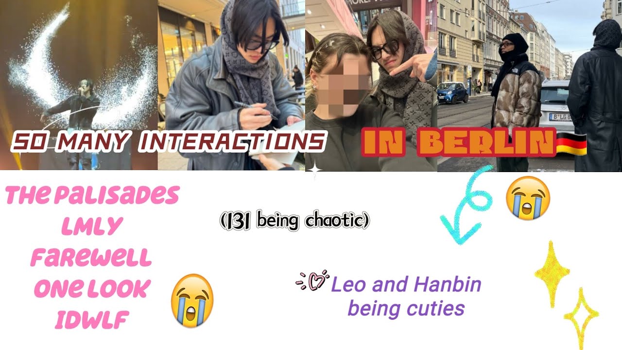 Lee Leo performance in Berlin, 131 label. cute interactions with Hanbin ...