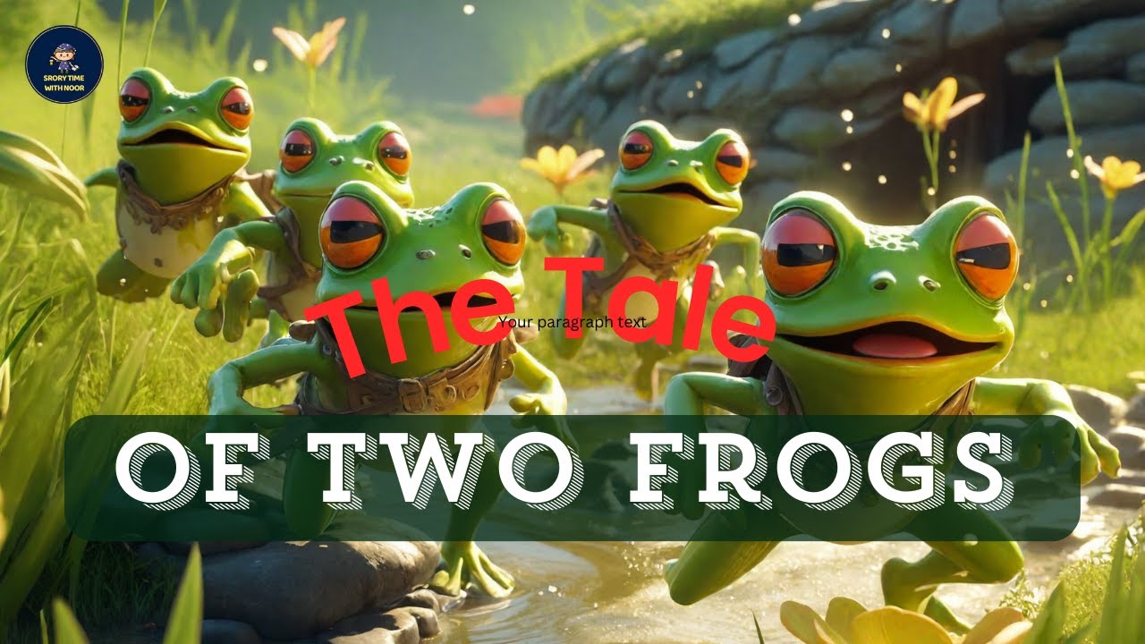 The Tale of Two Frogs English stories - YouTube