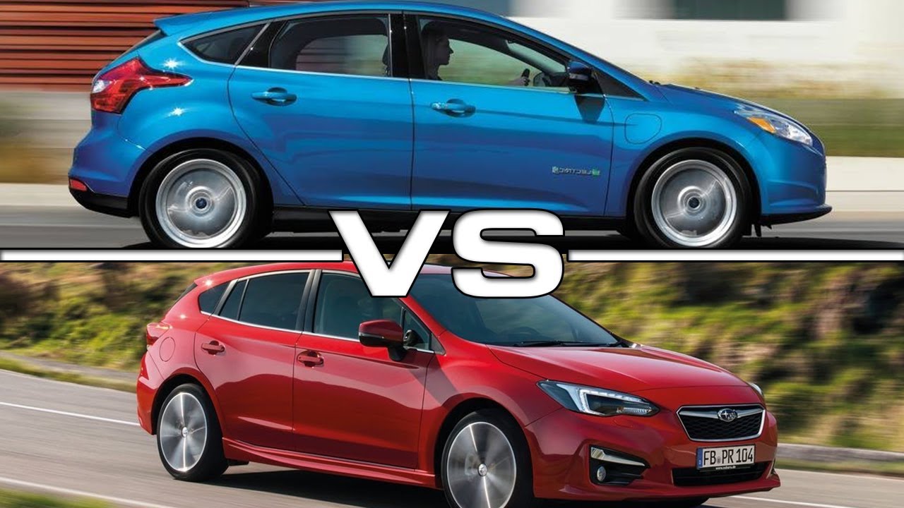 2017 Ford Focus vs 2017 Subaru Impreza - YouTube
