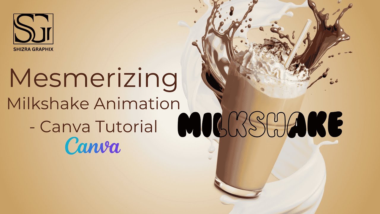 Milkshake Animation - Canva Tutorial - YouTube