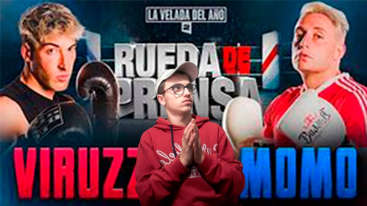 🥊¡VIRUZZ VS MOMO - CARA A CARA | LA VELADA DEL AÑO 2!🥊(Reaccionando ...