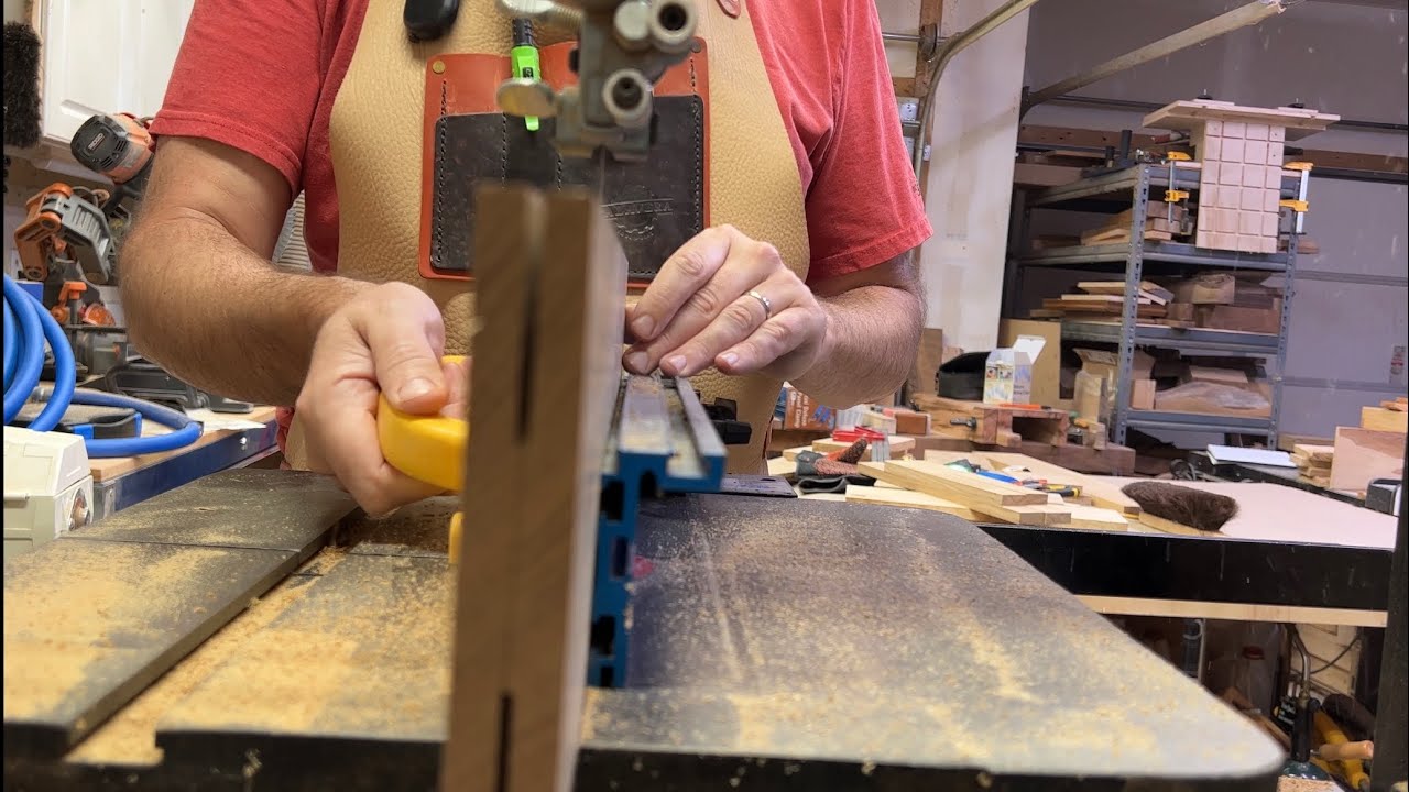 How to Re-saw with a weak bandsaw - woodworking - YouTube