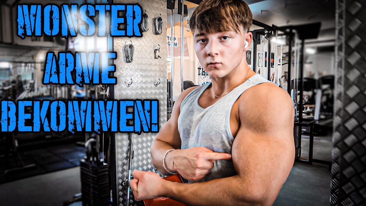 Mein Bizeps/Trizeps Workout für 43cm Armumfang mit 16!💪 - YouTube