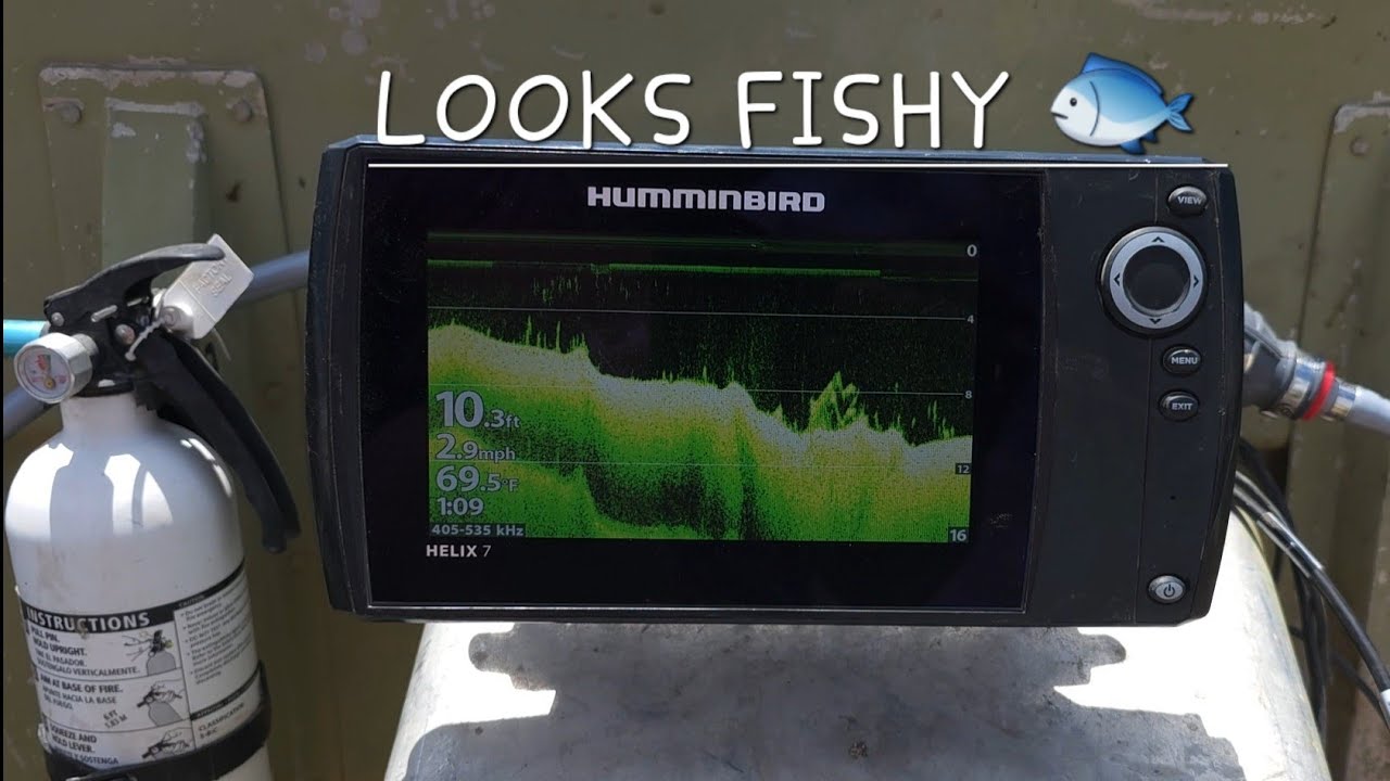 Installing New Transducer And Humminbird Helix 7 After Being Updated # ...