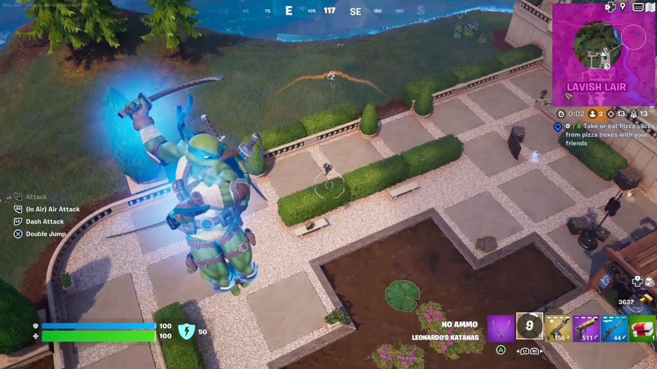 Fortnite TMNT LEONARDO WIN *14 ELIMS* - YouTube