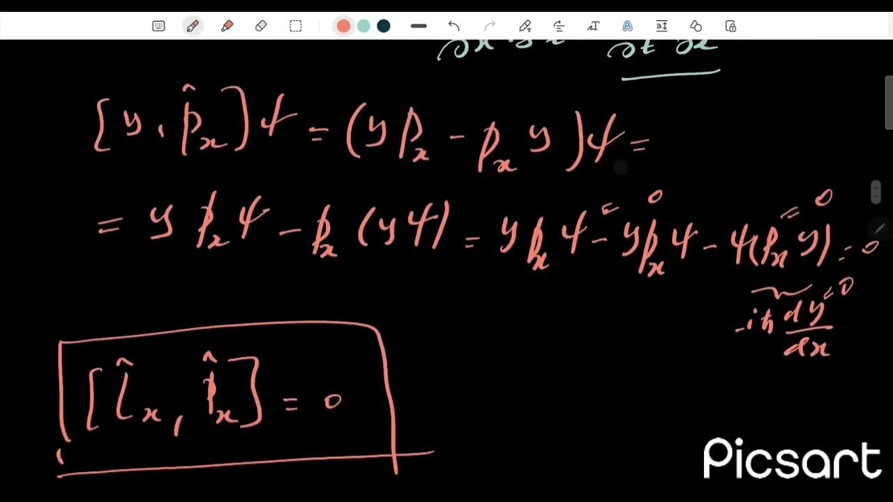 Exercises with commutators and their application to quantum mechanics operators 2 - YouTube